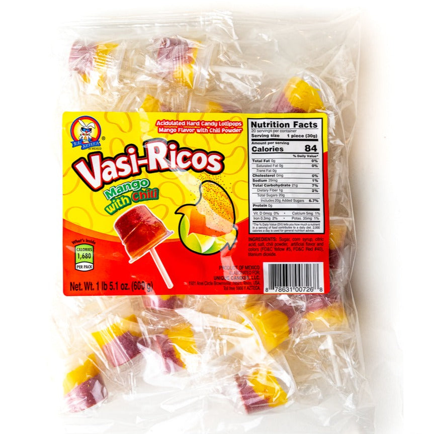 Azteca Vasi Rico Mango con Chile – El Azteca de Mexico