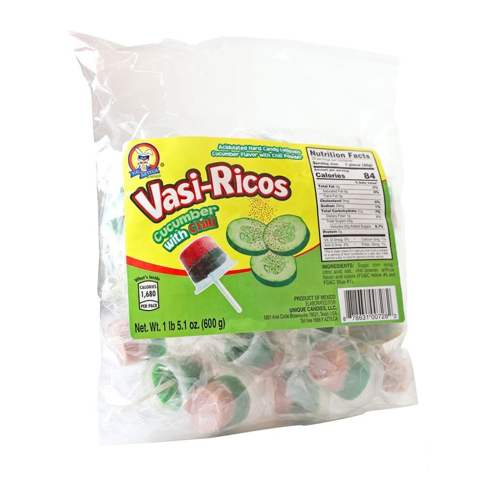 Azteca Vasi Rico Pepino con Chile – El Azteca de Mexico